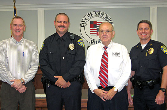 Wells sworn in as new VW police officer « The VW independent