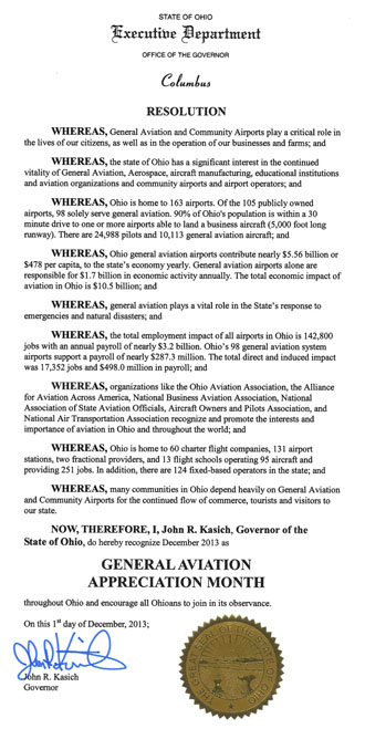 Ohio proclaims General Aviation month « The VW independent